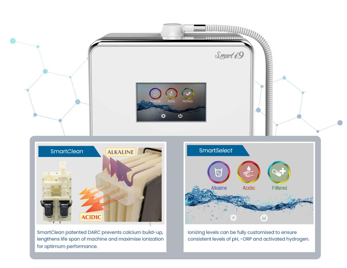 Undersink alkaline water ionizer - alkaline water faucet